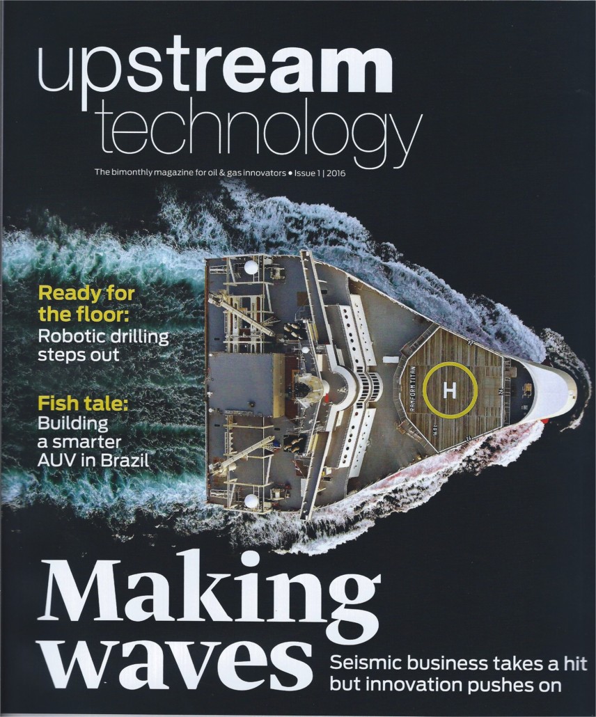 inApril featured in Upstream Technology's February issue "Making Waves ...